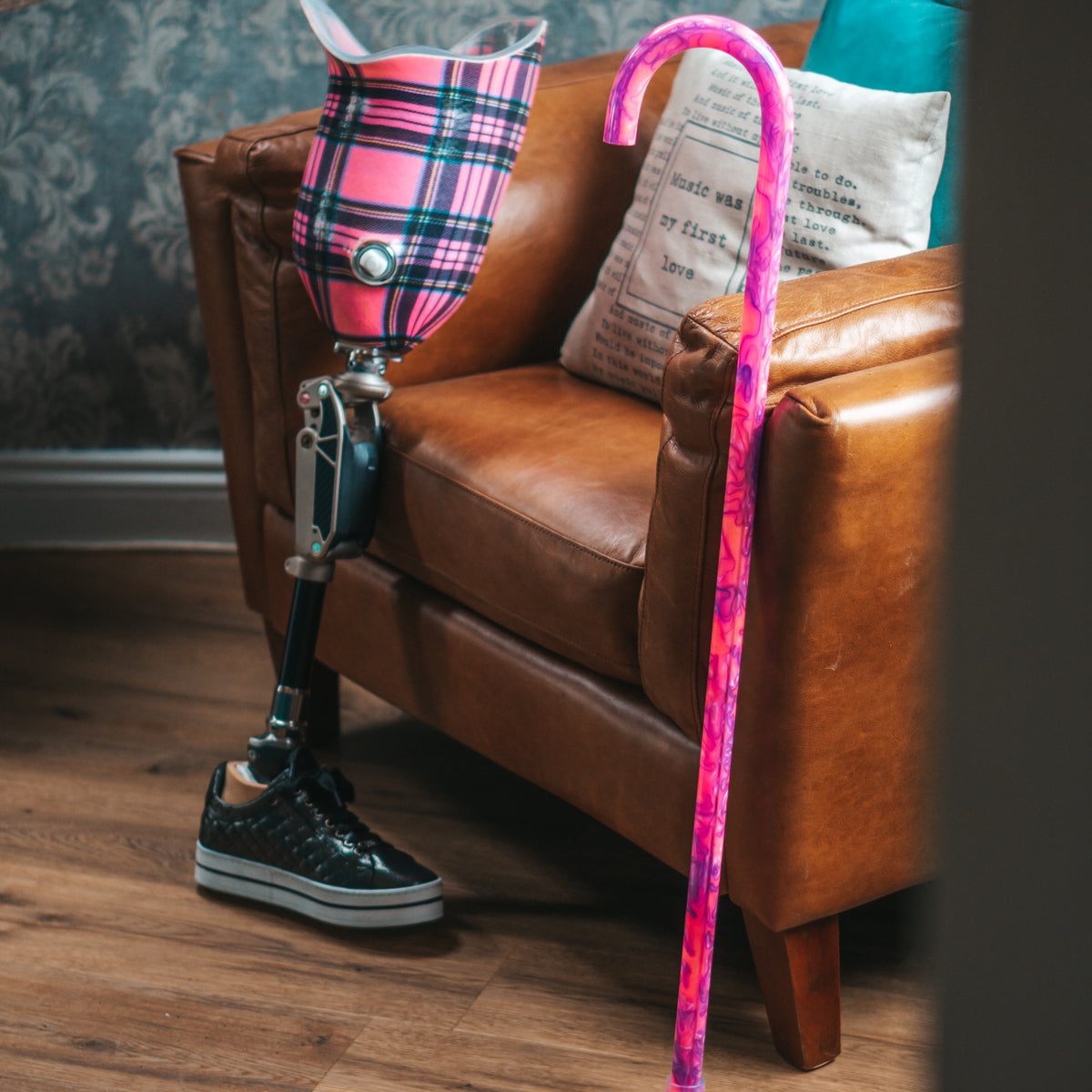 Pink Walking Sticks & Canes | Neo Walk