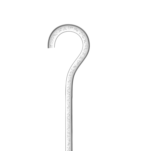 Champagne Fizz – Clear Bubble Walking Stick – Neo Walk