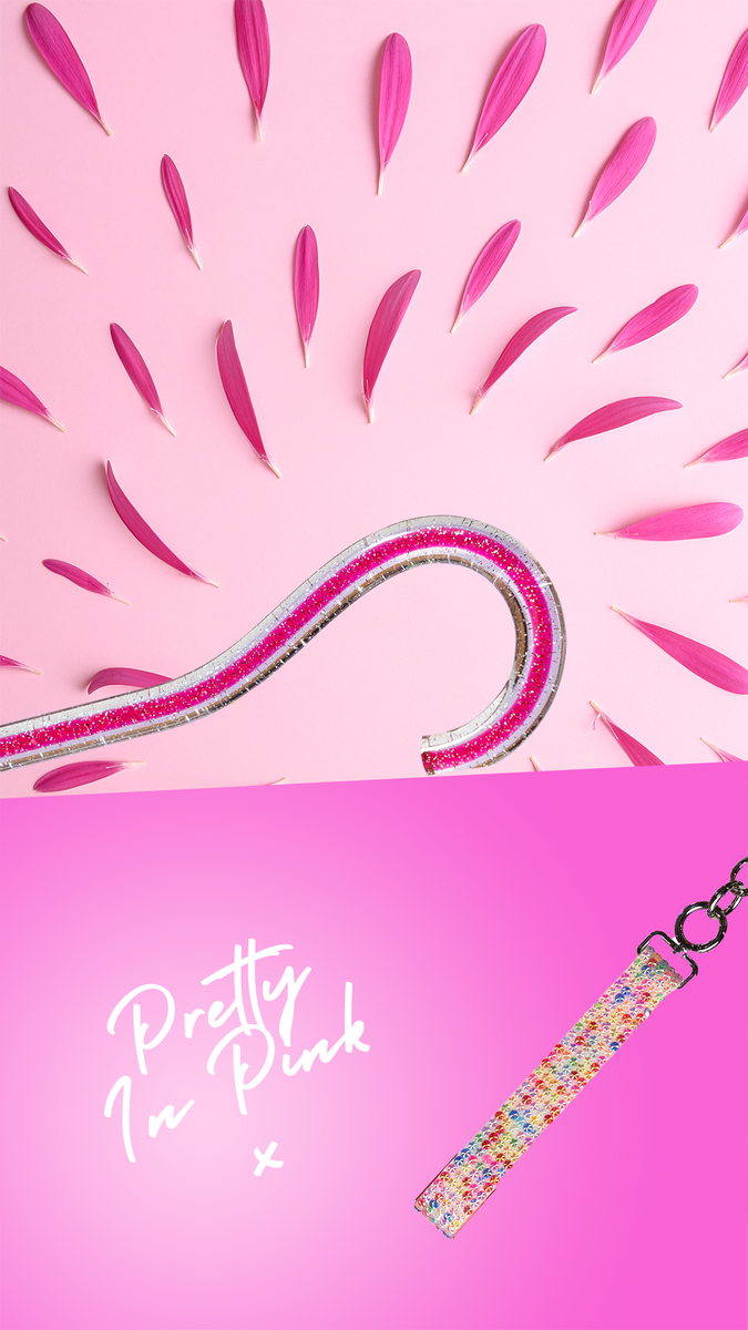 Pretty in Pink – Pink Bubble Walking Stick – Neo Walk