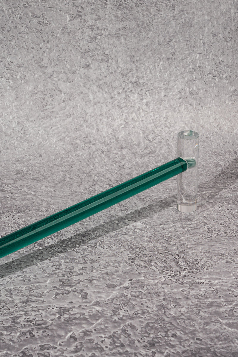 Peacock - Green Acrylic Walking Stick – Neo Walk
